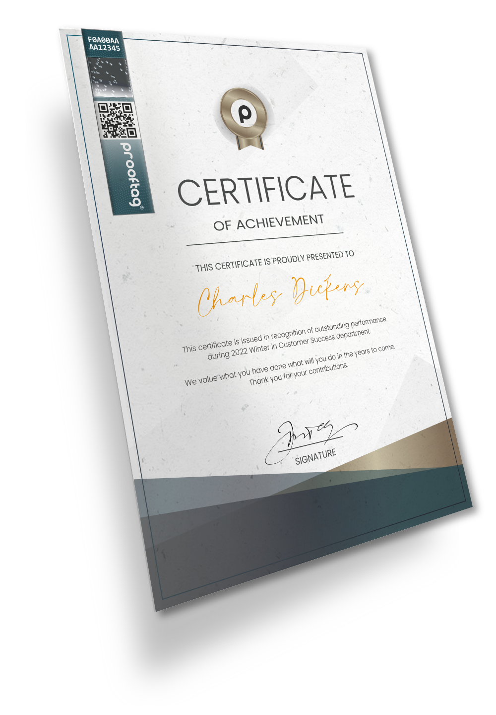 Prooftag - Votre preuve unique d'authenticité