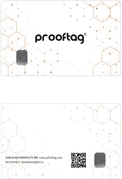 Tarjetas de seguridad - Prooftag